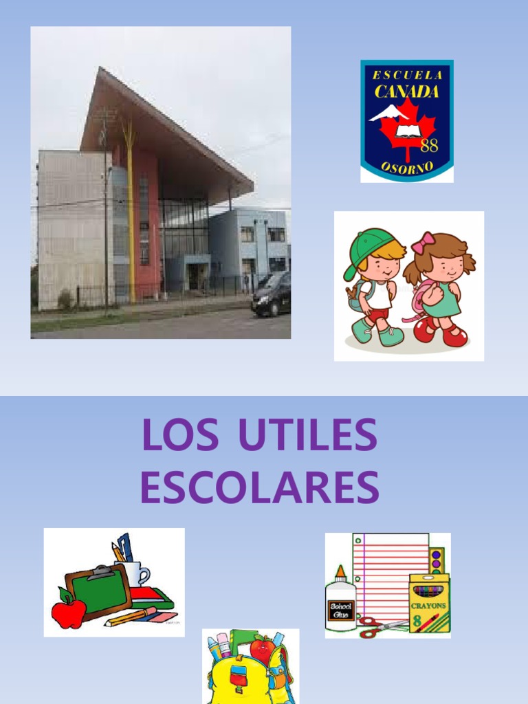 Los Utiles Escolares | PDF