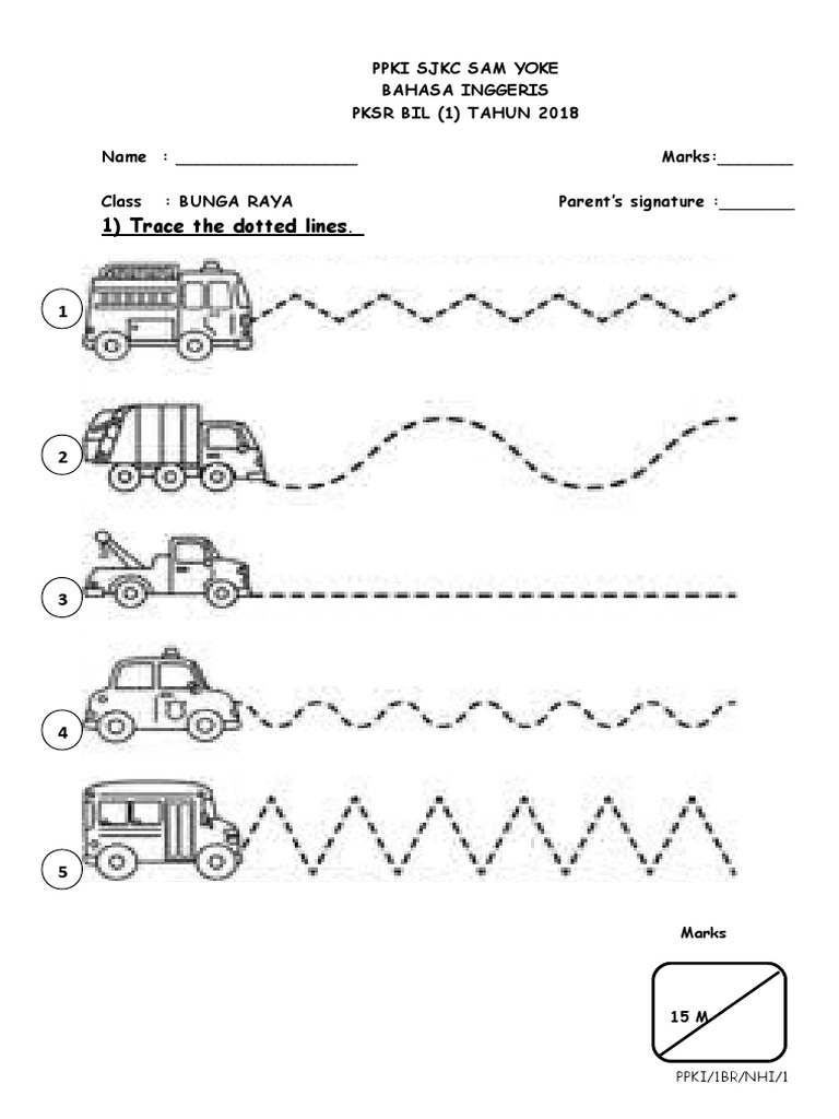 Bi Exam Mac KSSR Thn1 - Bunga Raya | PDF