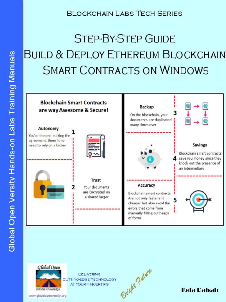 Step-By-Step Guide Build & Deploy Ethereum Blockchain Smart Contract | Download Free PDF ...