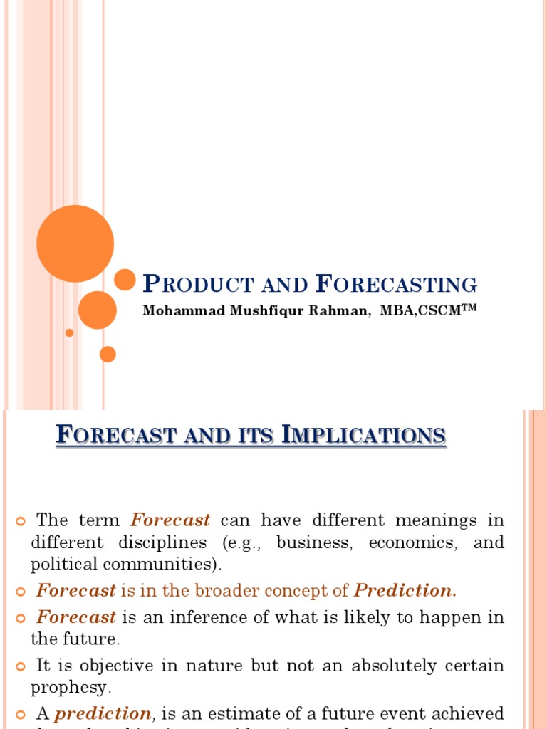 Forecasting for Business Strategy | PDF