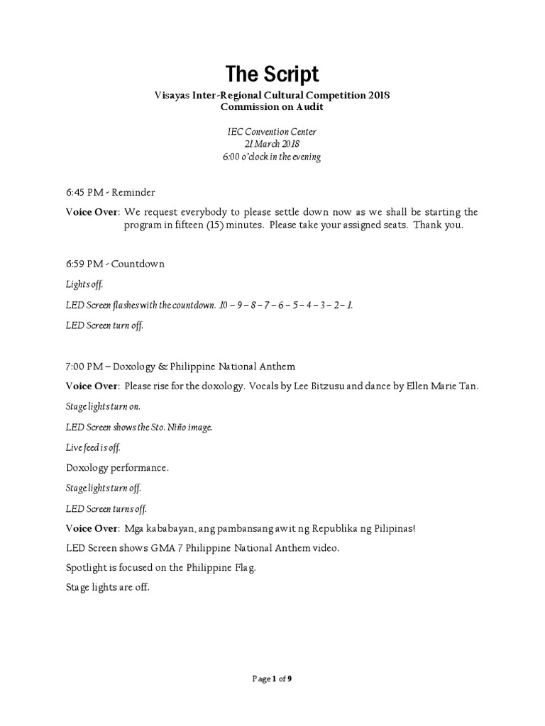 The Script | Conducting | Cebu