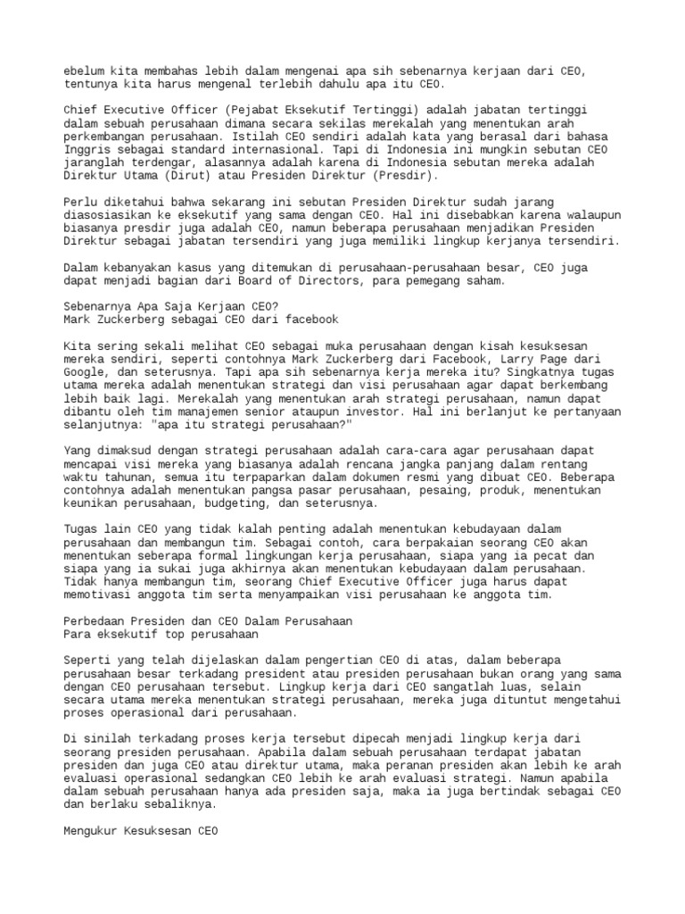 Ceo | PDF