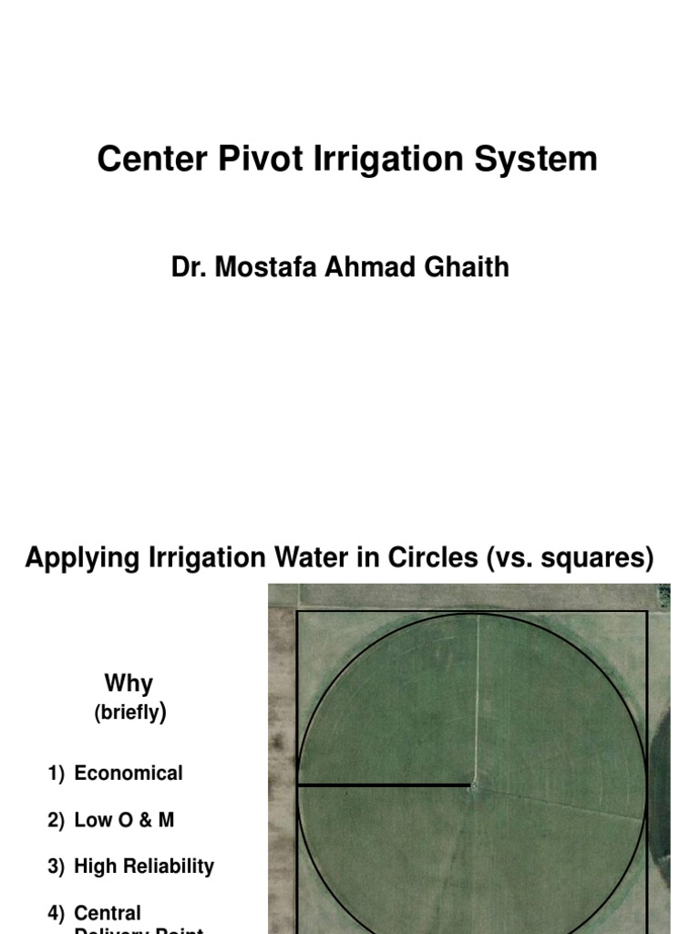 Center Pivot Irrigation: A Comprehensive Guide to the Design, Operation ...