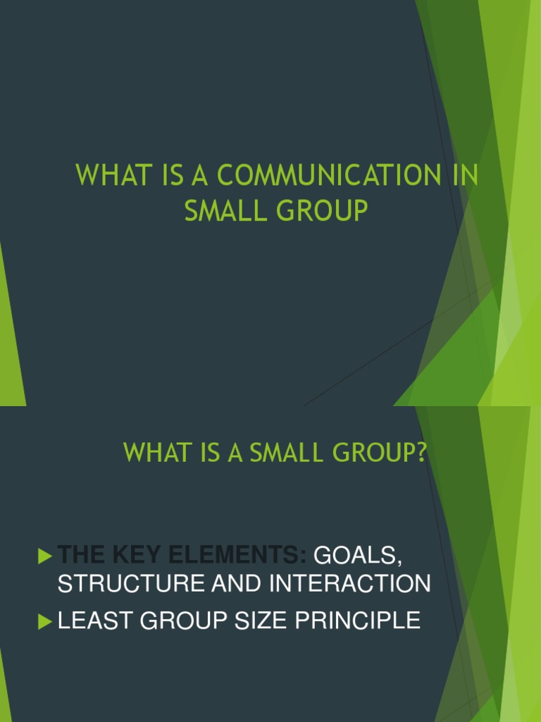 Small Group Communication | PDF