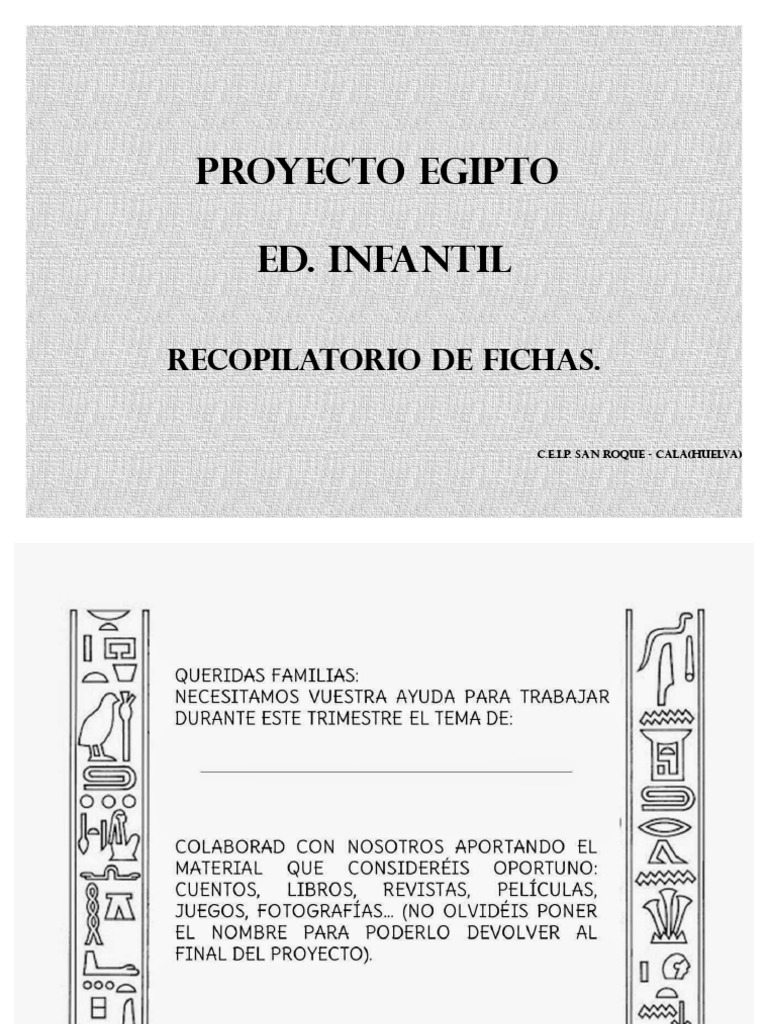 Fichas Egipto | PDF