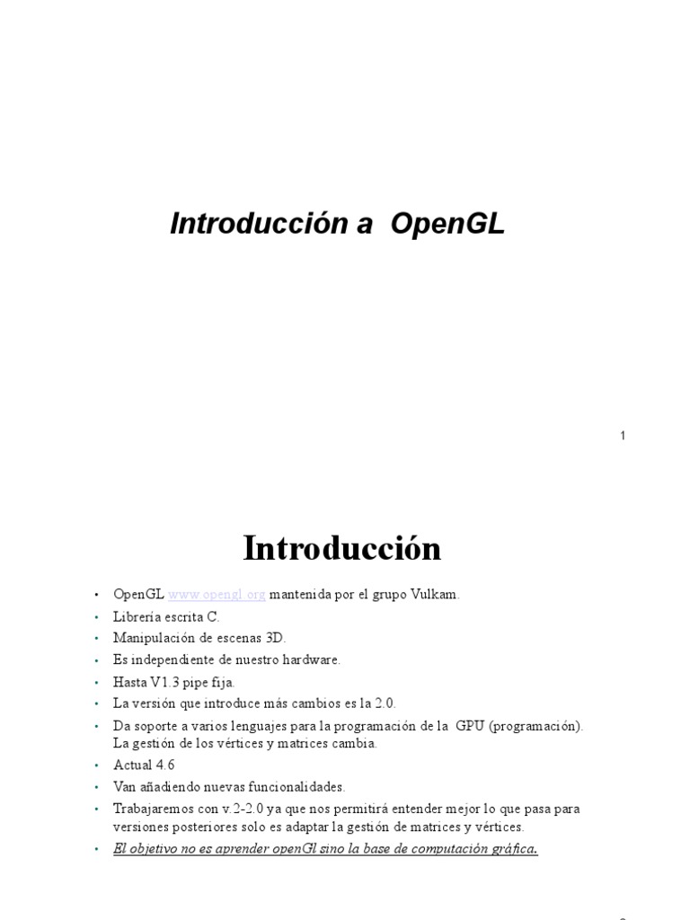 Introducción a OpenGL y GLUT | PDF | Biblioteca (informática ...