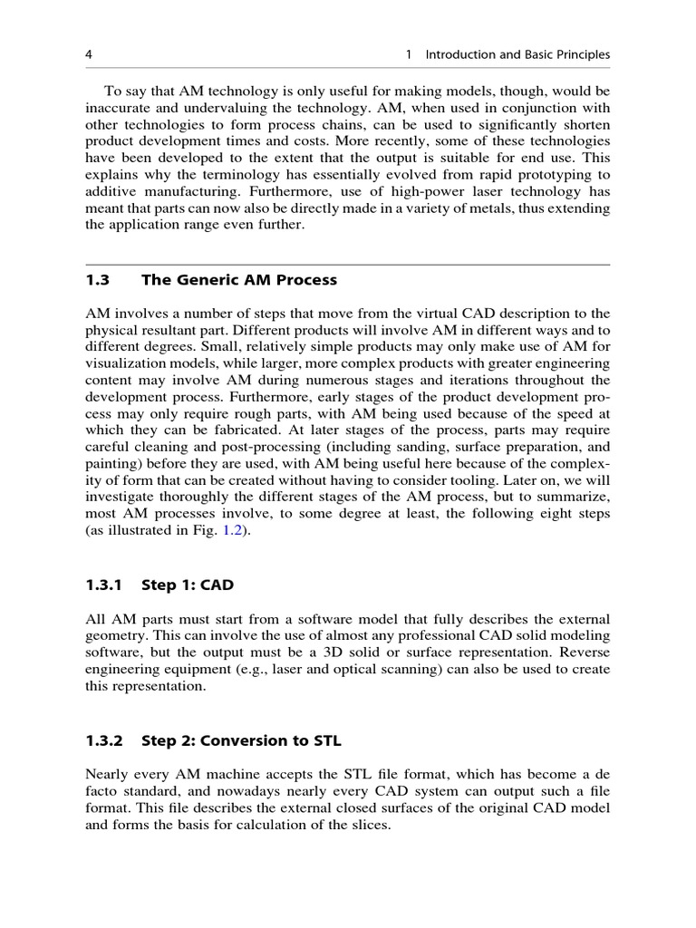 Explanation On AM Steps | PDF | Computer Aided Design | 3 D Printing