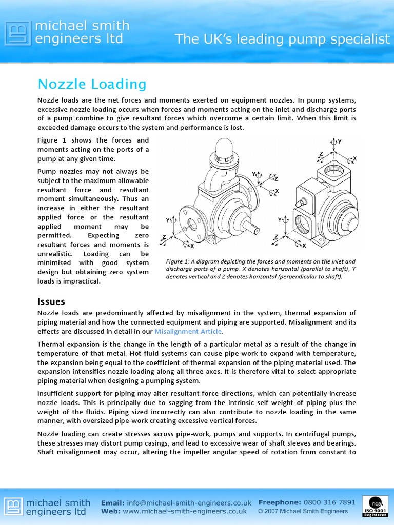 Pump Nozzle Loading | PDF | Thermal Expansion | Pump
