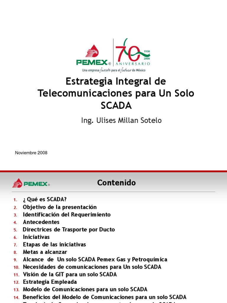 Metodologia Un Solo Scada Final Pdf Scada México 