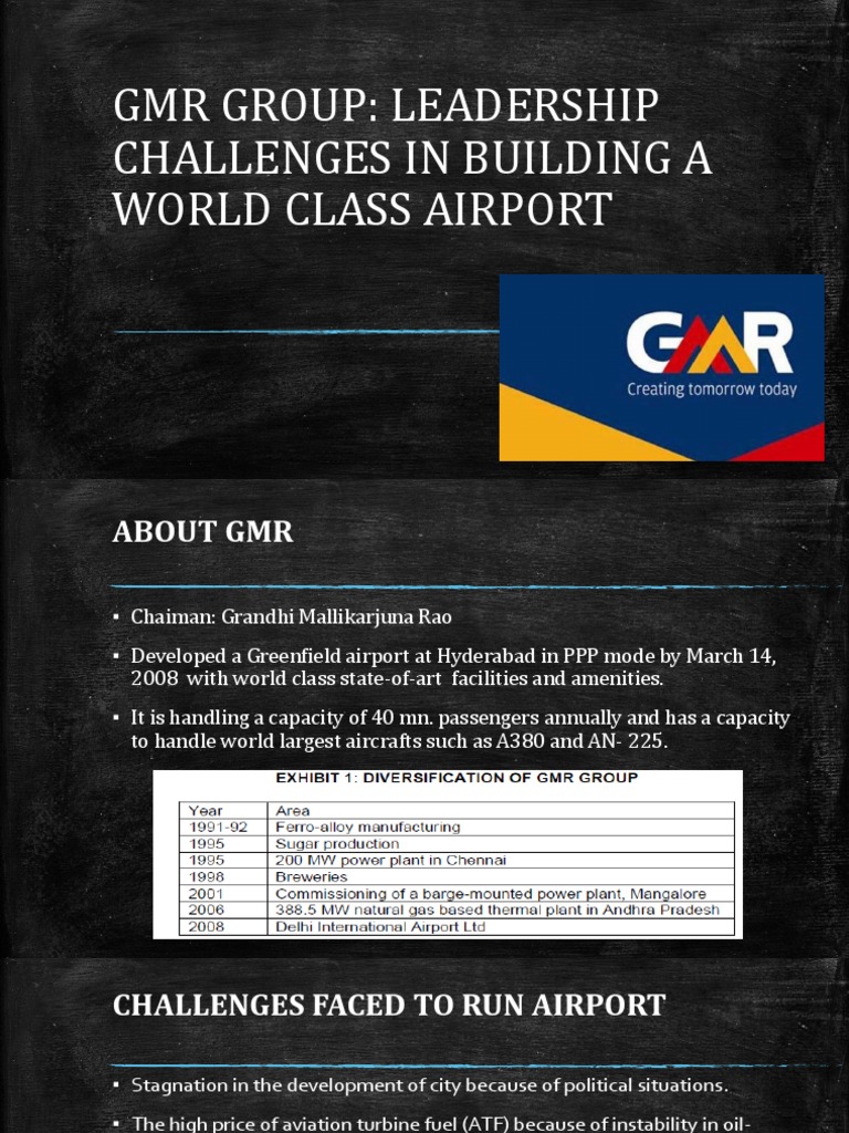 GMR Group: Leadership Challenges in Building A World Class Airport ...