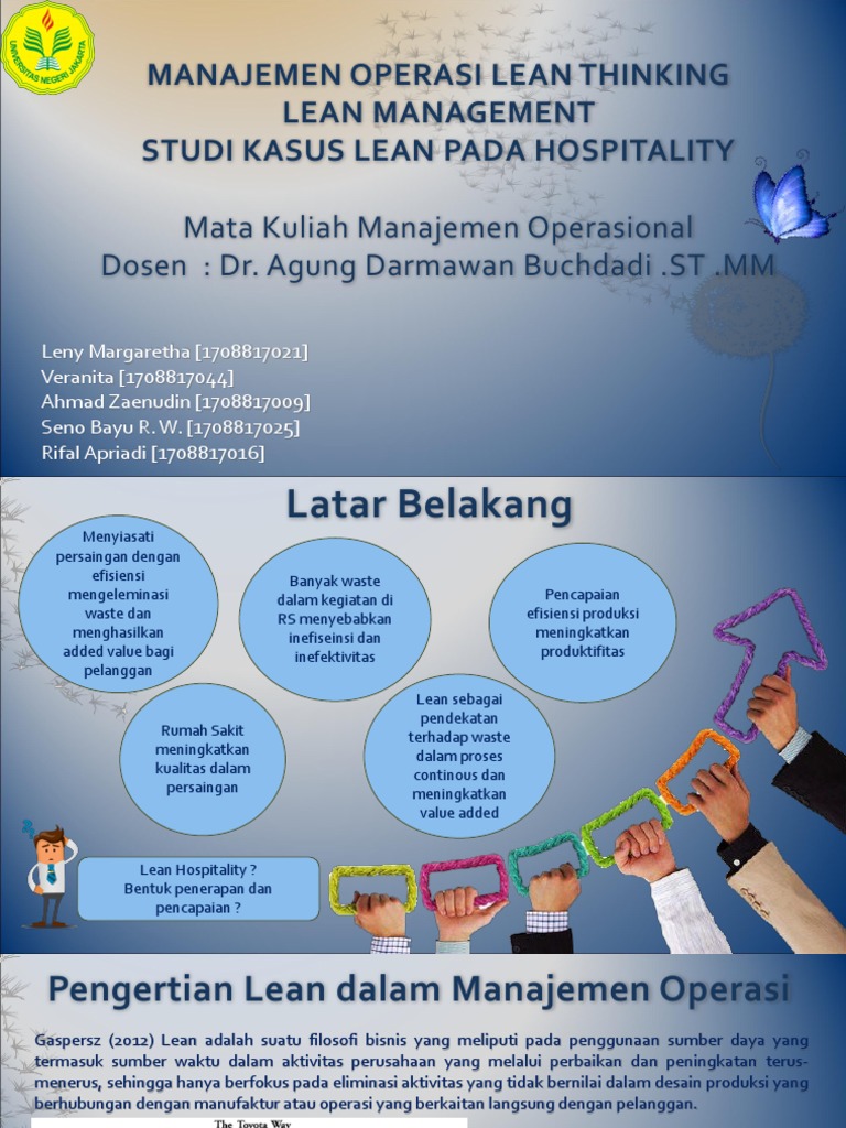 Tugas Manajemen Operasi Lean | PDF