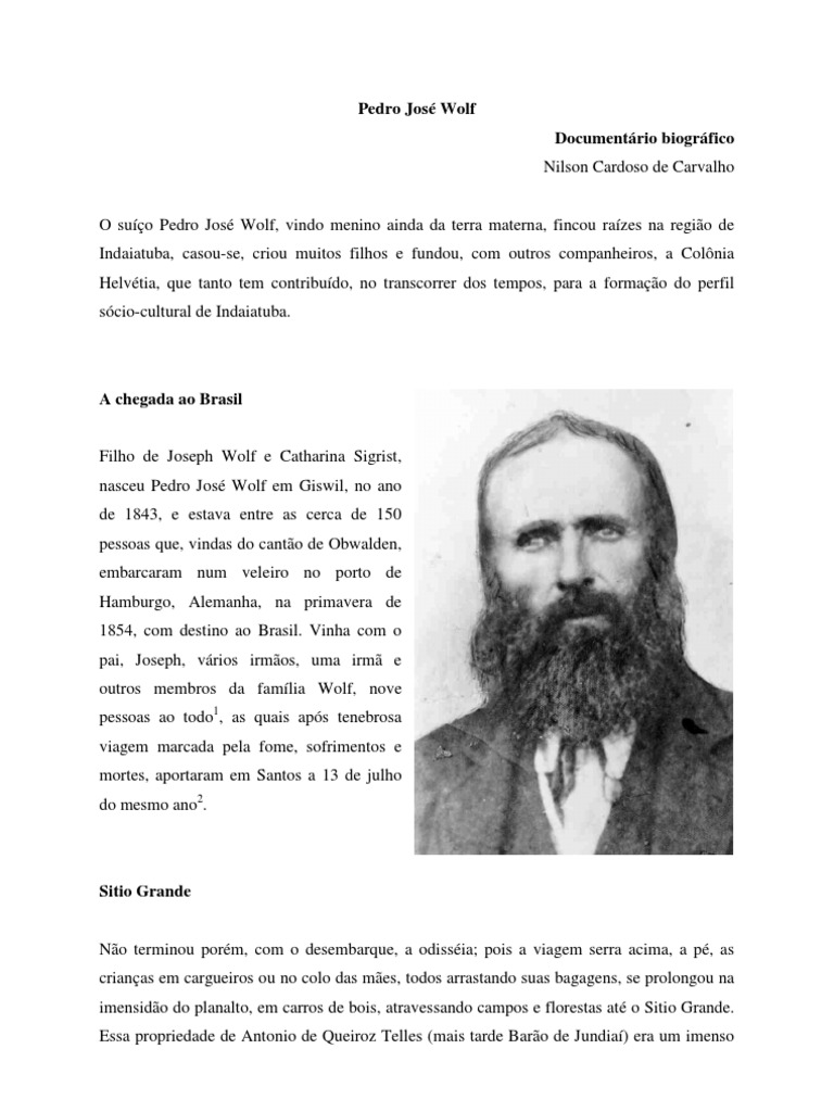 Pedro José Wolf | PDF