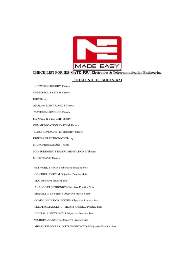 check-list-for-all-ece-pdf-pdf