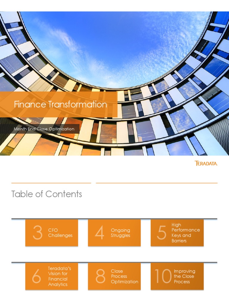 Finance Transformation | PDF | Analytics | Business Process