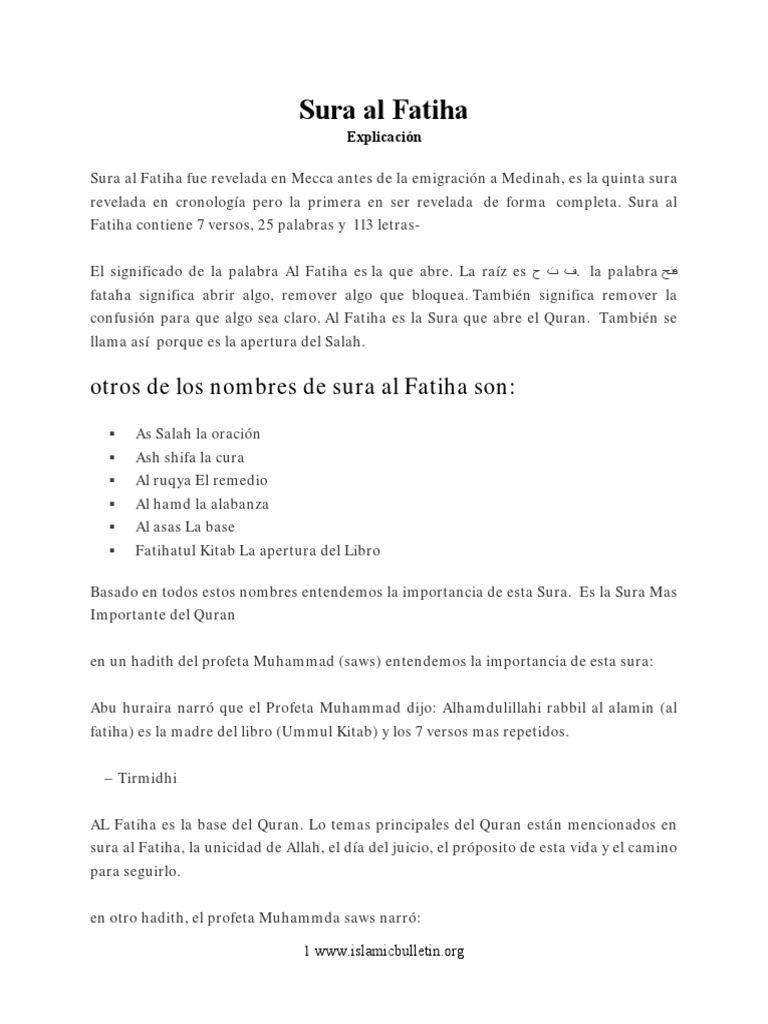 Explicación de Las Suras Cortas | PDF | Corán | Islam