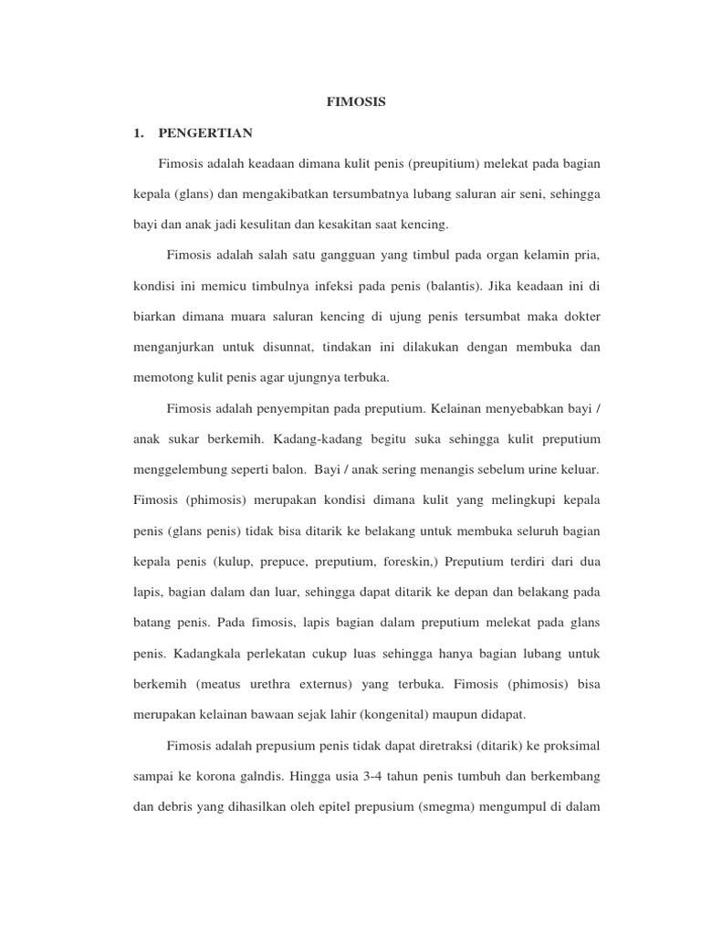 FIMOSIS | PDF