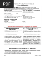 Temporary Auto Identification Card | PDF | Vehicle Insurance | Insurance
