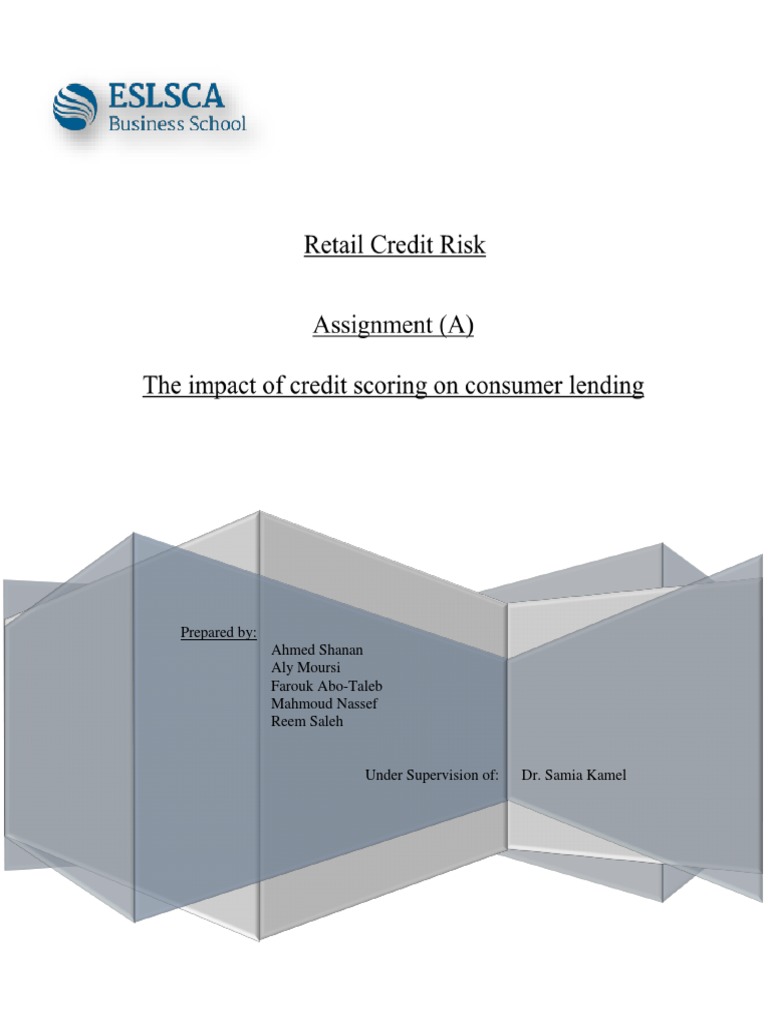 The Impact of Credit Scoring | PDF | Credit Score | Credit