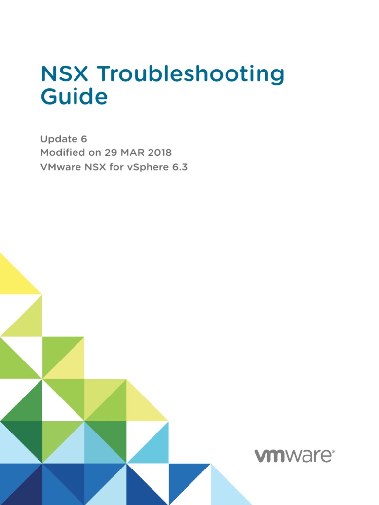 NSX 63 Troubleshooting | PDF | Router (Computing) | Internet Protocol Suite