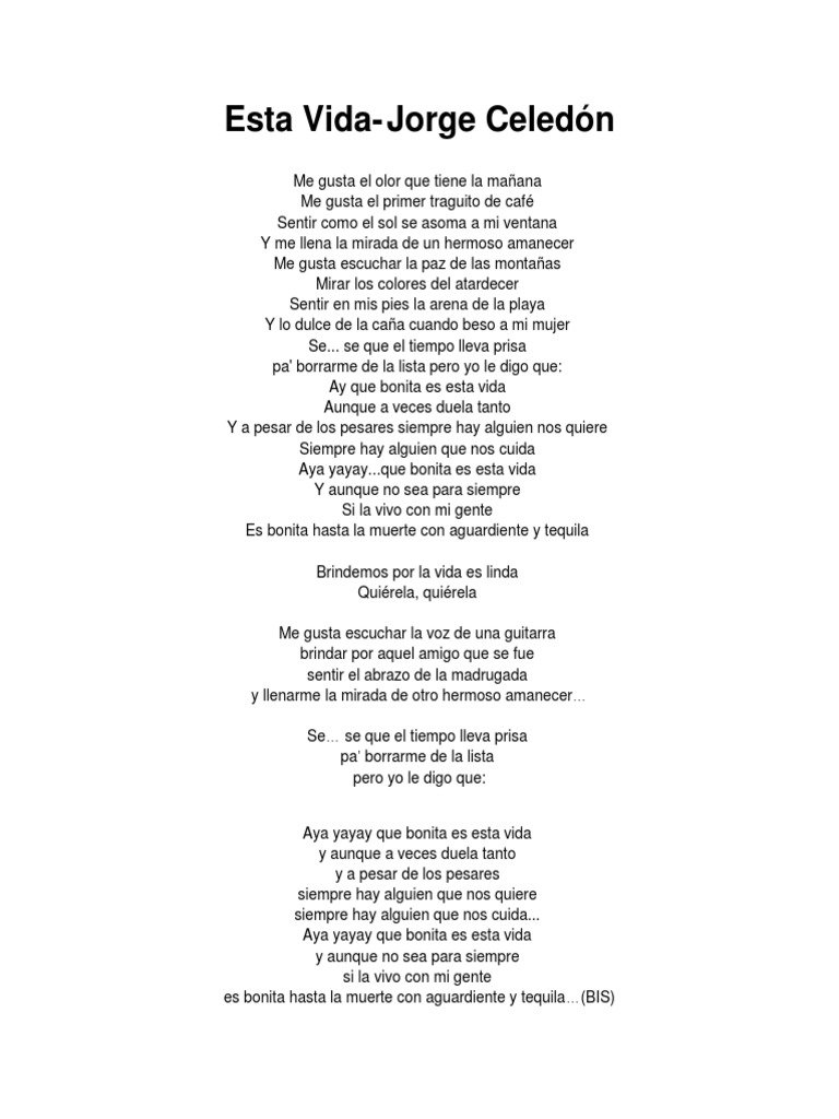 Esta Vida | PDF