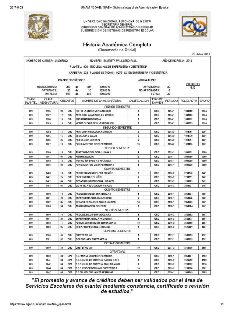 SIAE Historial PDF | PDF