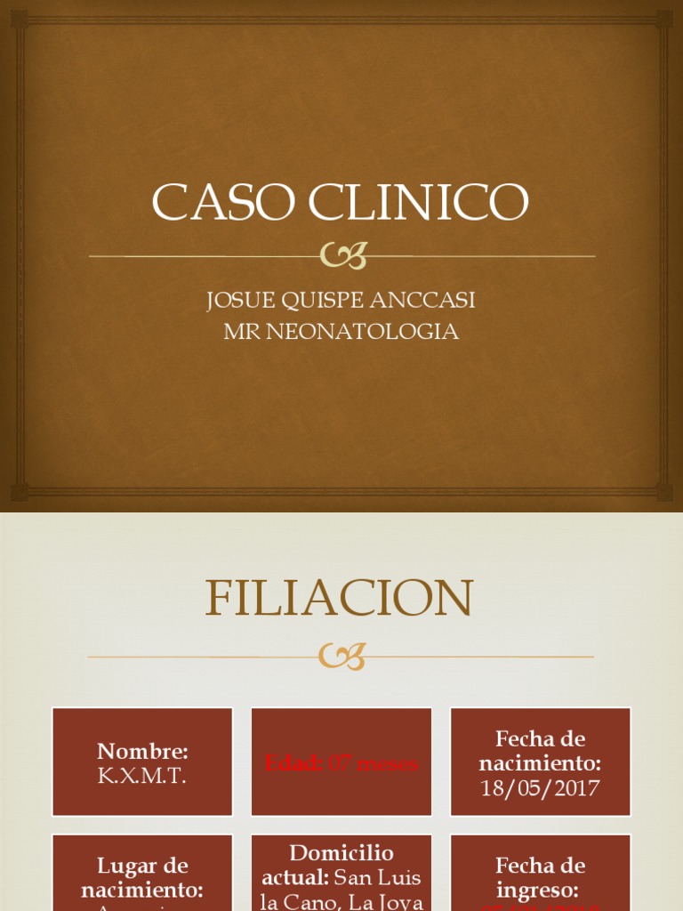 Caso Clinico Craneosinostosis | PDF | Medicina CLINICA | Enfermedades y trastornos