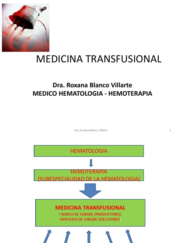 Medicina Transfusional UPAL | PDF | Transfusión de sangre | Tipo de sangre