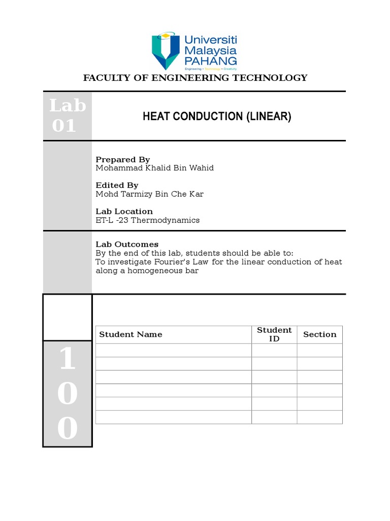Heat Conduction (Linear) | PDF | Thermal Conduction | Heat Transfer