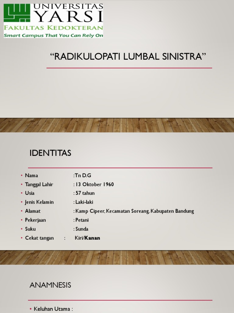 Radikulopati Lumbal | PDF