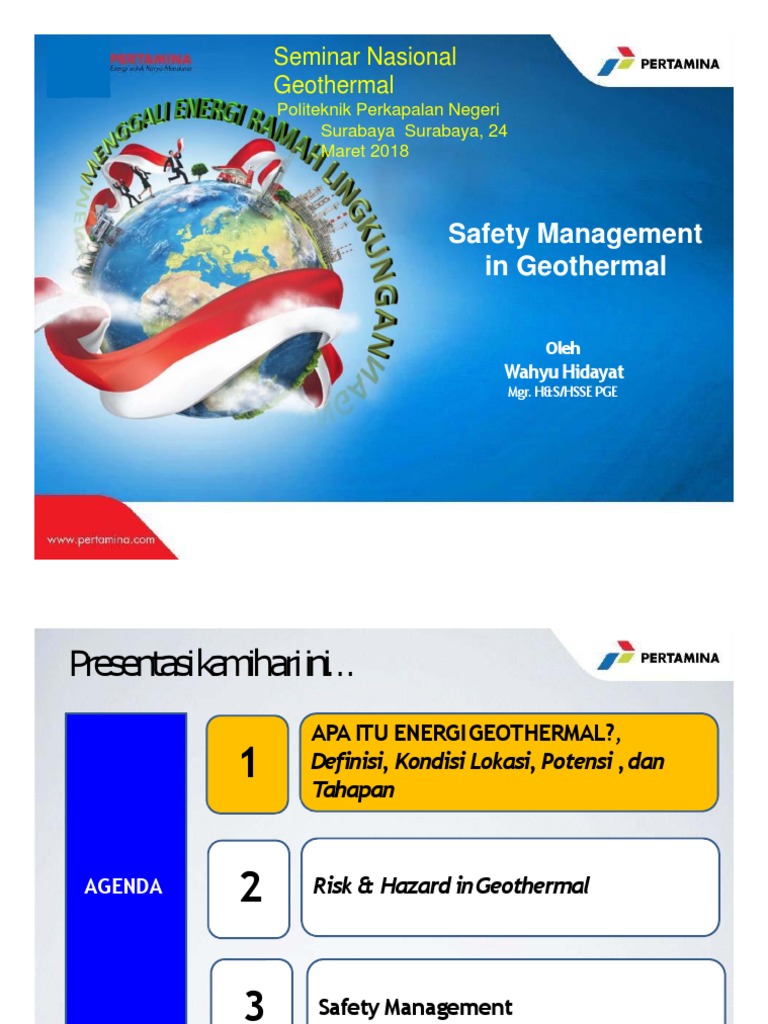 Safety Management On Geothermal | PDF