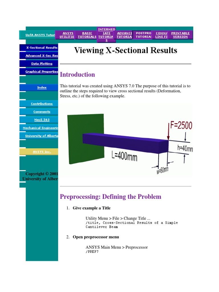 Viewing X Sectional | PDF | Graphical User Interfaces | Young's Modulus