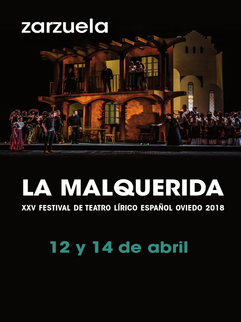 Programa La Malquerida | PDF | Ópera | Música vocal