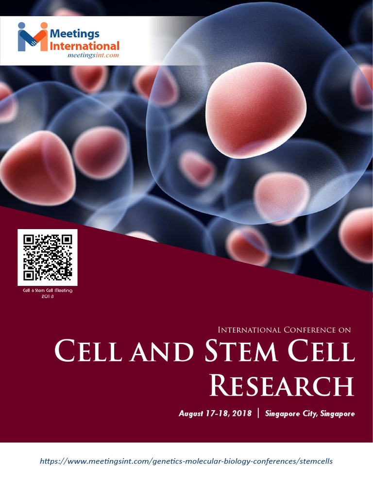 Cell and Stem Cell 2018 Brochure 1 | PDF | Stem Cell | Singapore