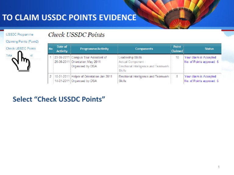 Ussdc Claim Points Evidence | PDF