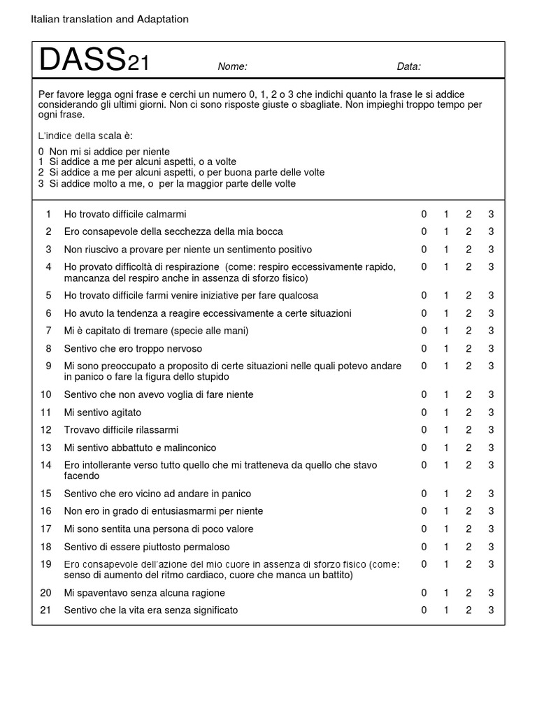 Italian Dass21 Cavinato | PDF