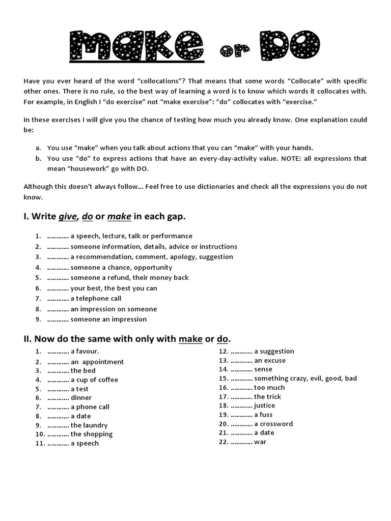 Make or Do PDF | PDF | Cognition | Psychology