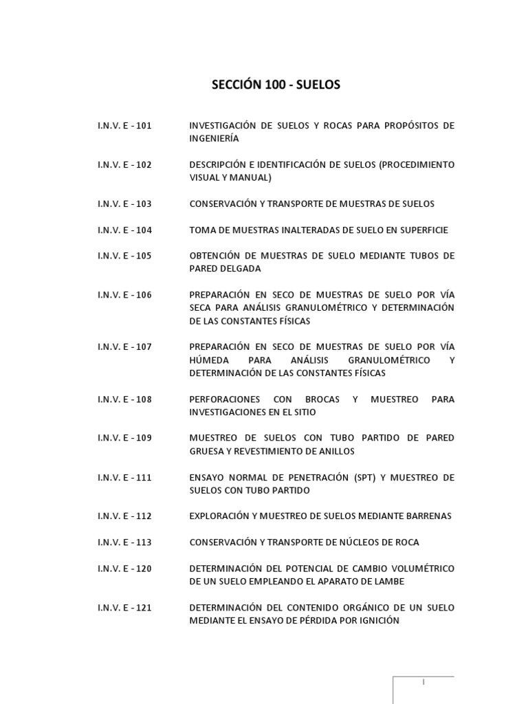 Secciã"n 100 Inv E-13 PDF | PDF | Agua subterránea | Suelo