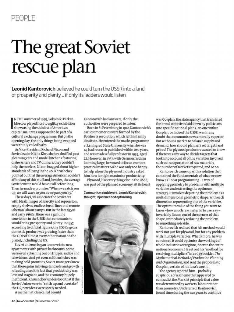 New Scientist International Edition December 09 2017-Soviet Math | PDF ...