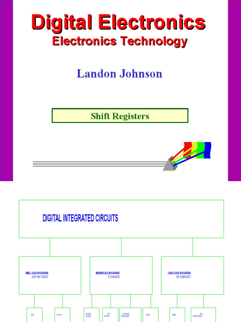 Shift Registers | PDF | Information Age | Digital Electronics