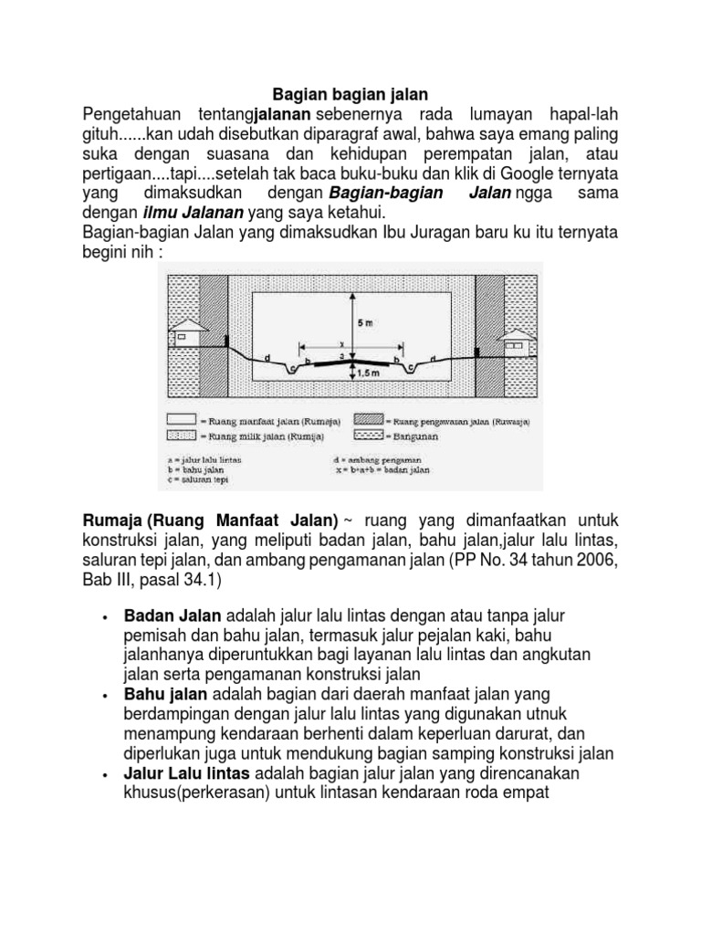 Bagian Bagian Jalan | PDF