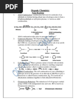 Name Reactions Class 12 | PDF | Organic Reactions | Organic Chemistry