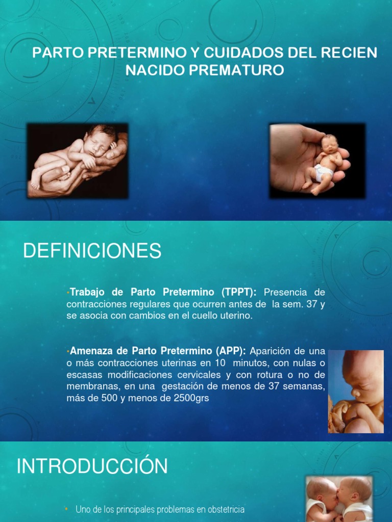 Manejo de Parto Pretermino | PDF | Parto prematuro | Parto