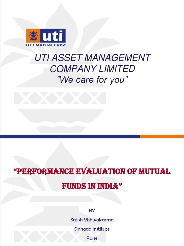 UTI Project On Banking Sector | PDF | Mutual Funds | Sharpe Ratio