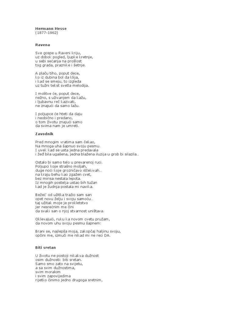 Hermann Hesse PDF | PDF