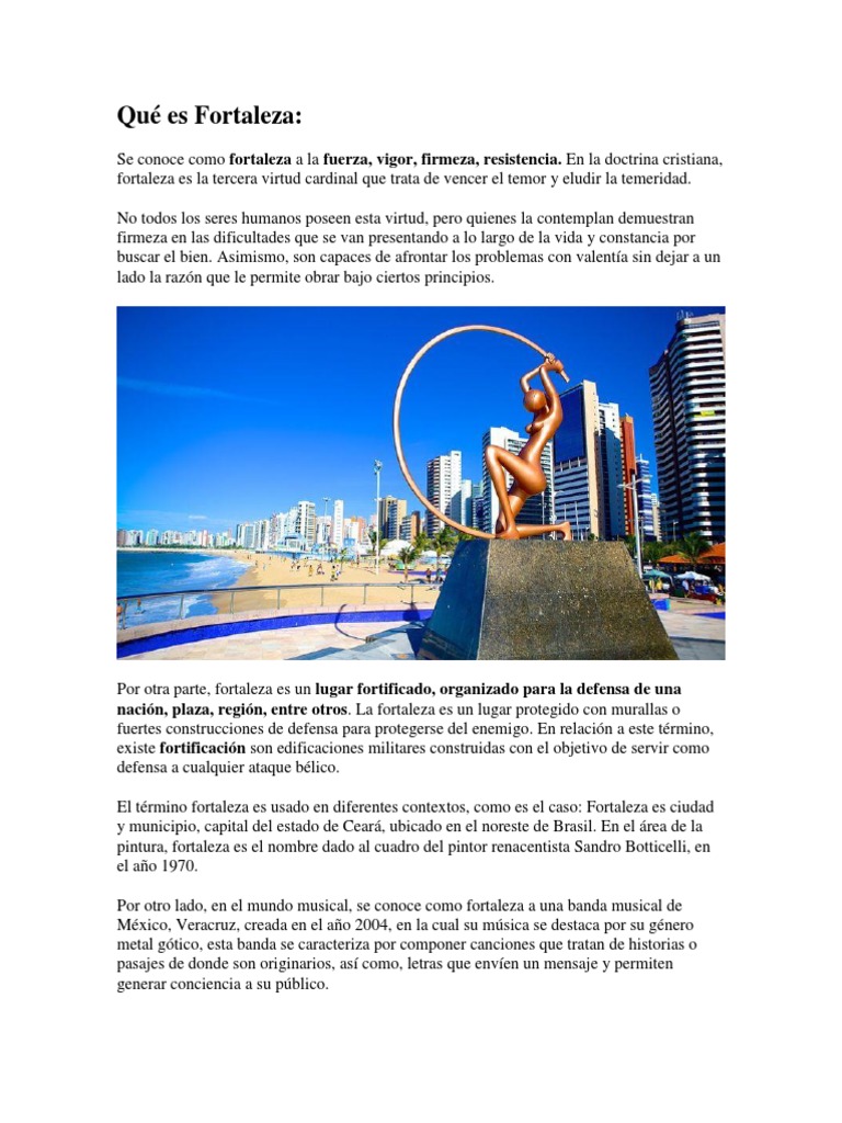 Qué Es Fortaleza | Descargar gratis PDF | Fortificación