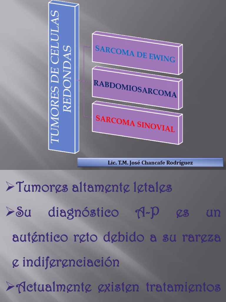 Celulas Redondas Ihq | PDF | Sarcoma | Cáncer