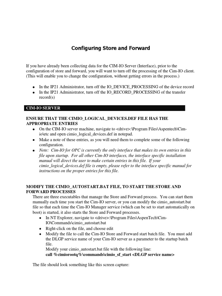Configuring Store Forward | PDF | Port (Computer Networking) | Server (Computing)