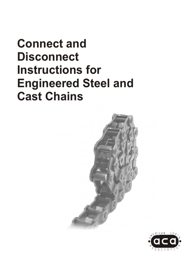 Engineering Chain Connect Disconnect July 2006 | PDF | Rivet ...