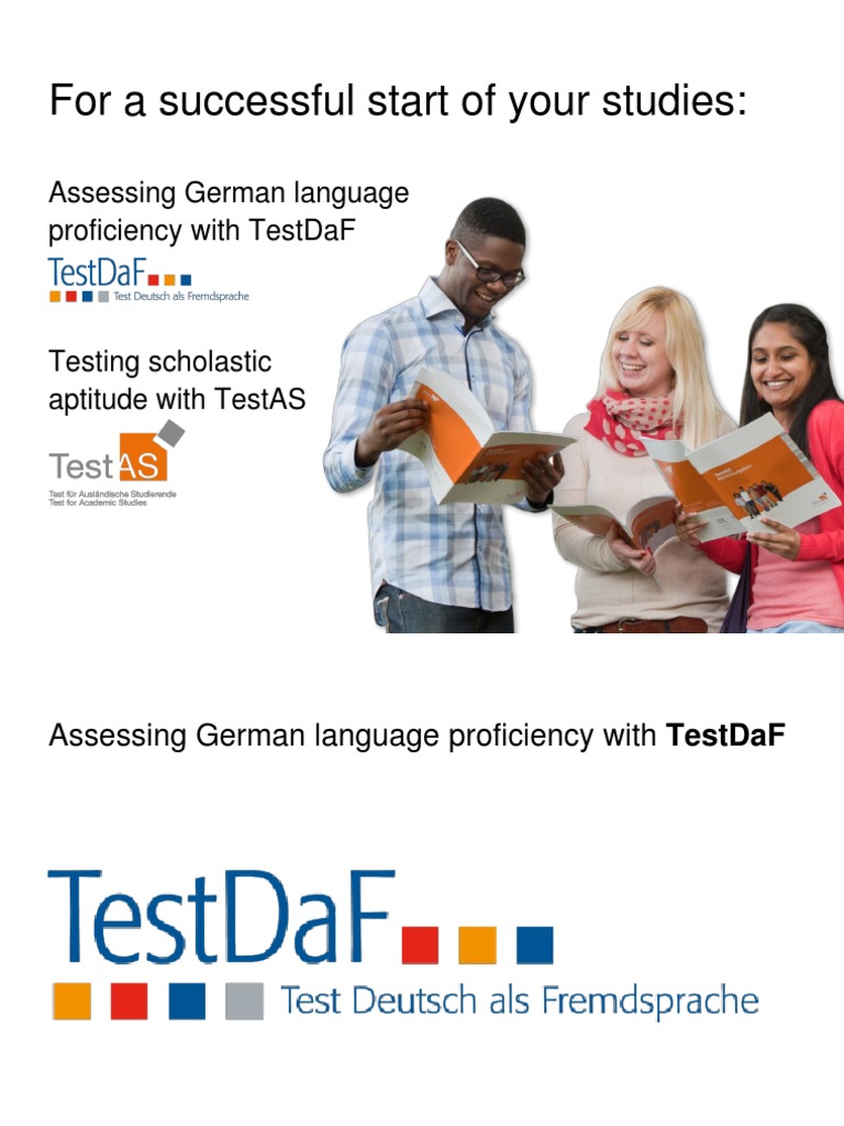 1 1+TestDaF and TestAS | PDF | Language Education | Test (Assessment)