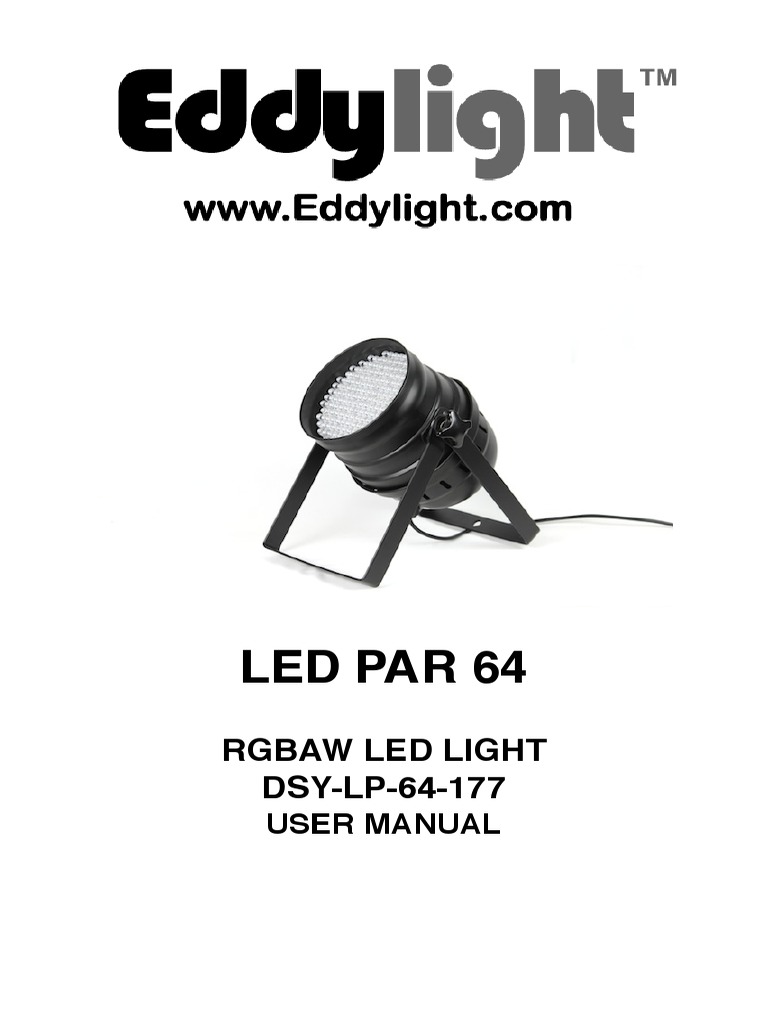 Led Par 64 Manual B 2015 | PDF | Components | Electronics